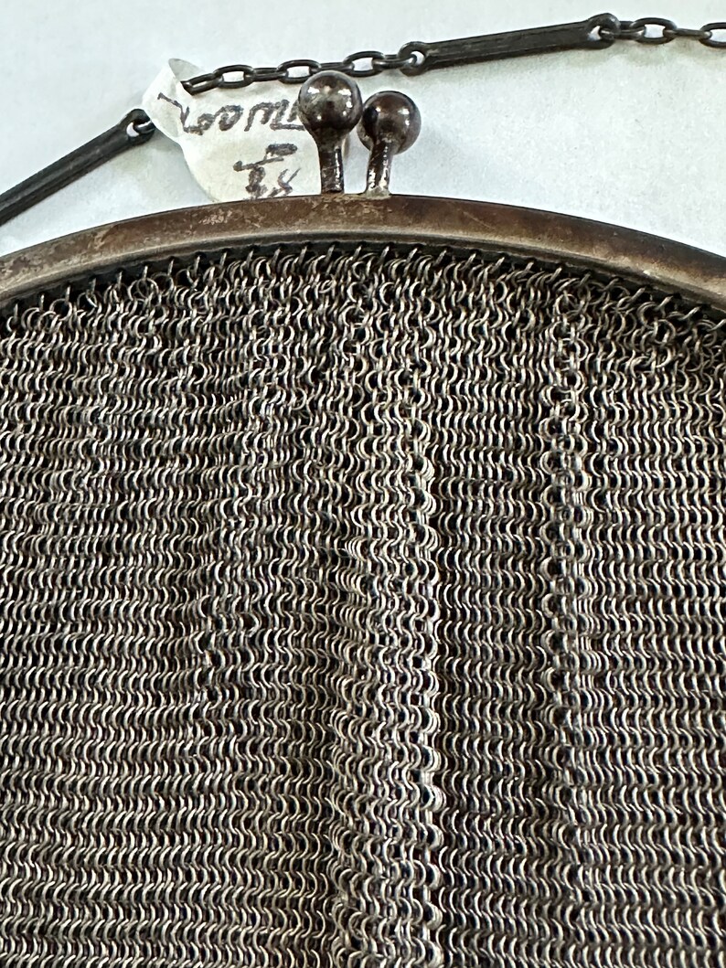 Antique Handbag,purse,circa 1900 Marked BB Sterling in Good Antique ...
