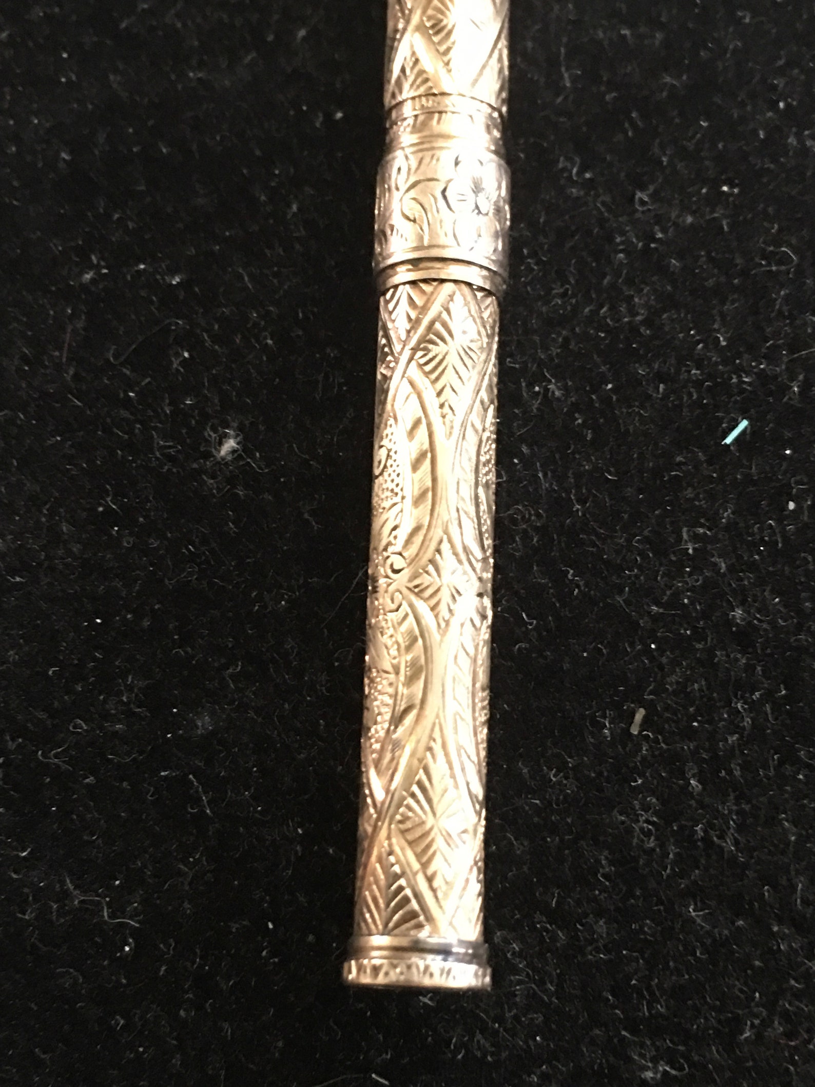 Victorian Pen and Pencil in Gold[tested 18kt] With Intricate ...