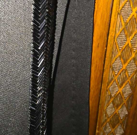 1960s black sheath with a beaded shroud overlay - Gem