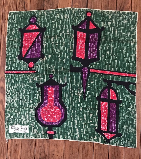 Maggie Rouff silk scarf,Paris circa 1960s in mid cent… - Gem