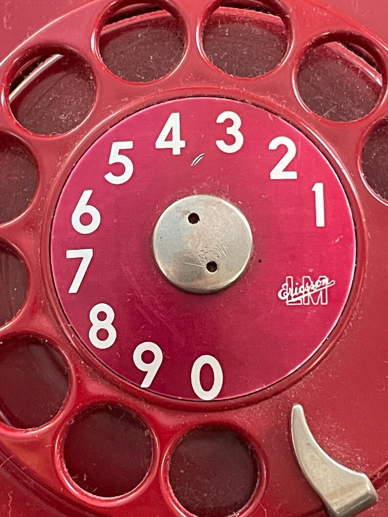 Ericsson Made in Sweden Rotary Dial Telephone Circa 1950s in - Etsy
