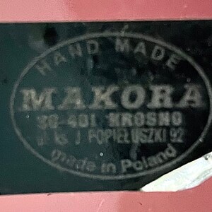 Makora,made in Poland Circa 1970s,mid Century Shallow Big Bowl in Amber ...