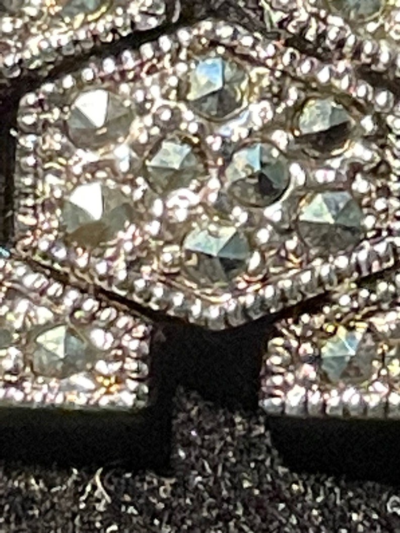 Marqasite and White Metal Marked PL Art Deco Bracelet Circa 1980s - Etsy