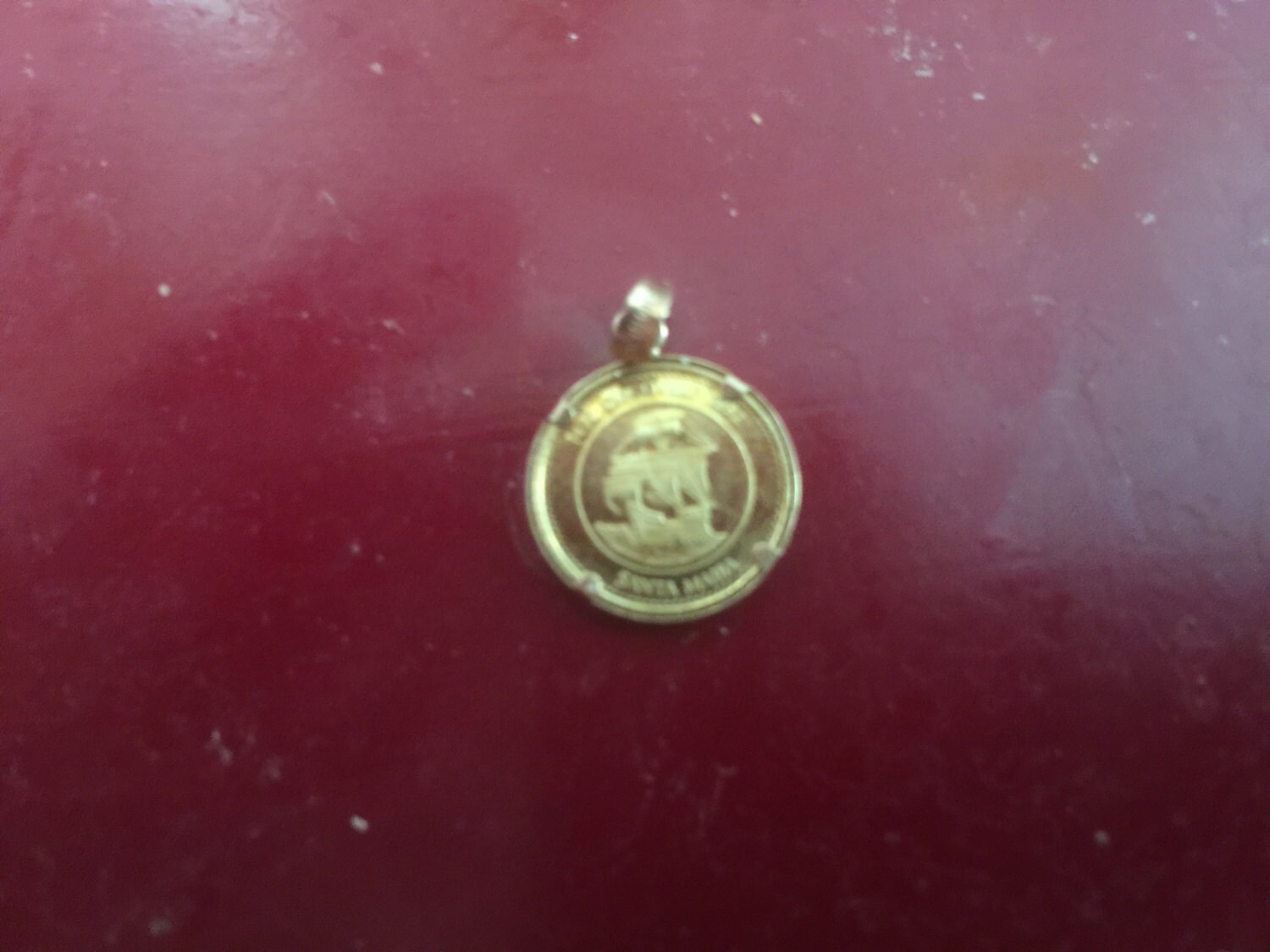 A 14 Kt Gold Columbus Discovery Coin 1492-1992 With 14 Kt Chain - Etsy