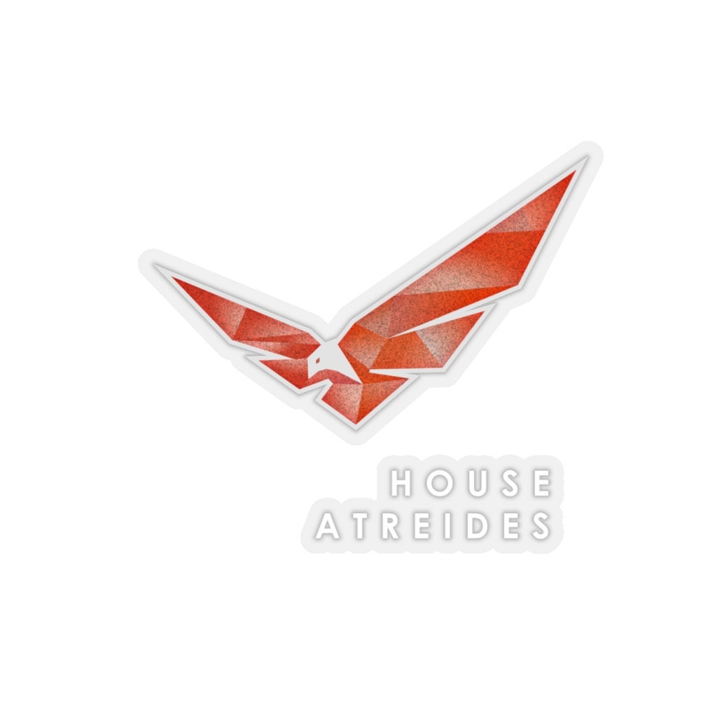 Dune Red house Atreides Hawk Symbol on a Clear - Etsy