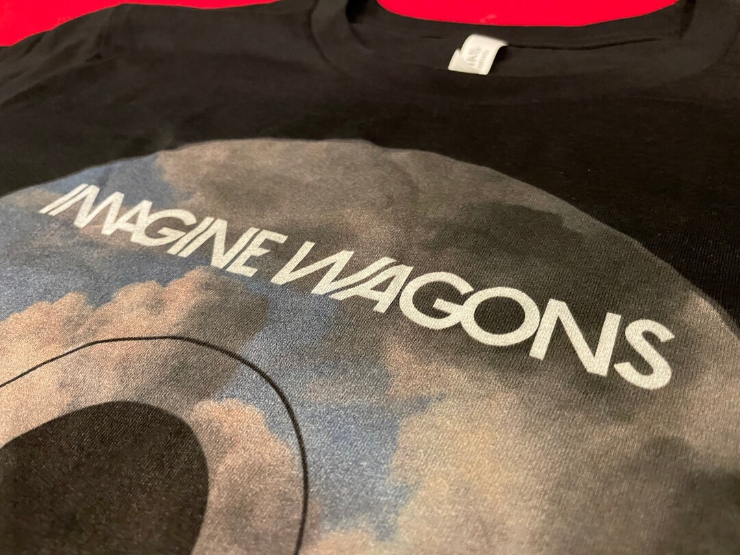 Funny LDS Shirt Imagine Wagons Mormon Pioneer Trek shirt, parody of ...