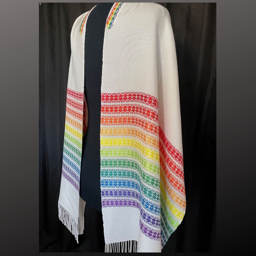 Handwoven Rainbow Tallit - Etsy