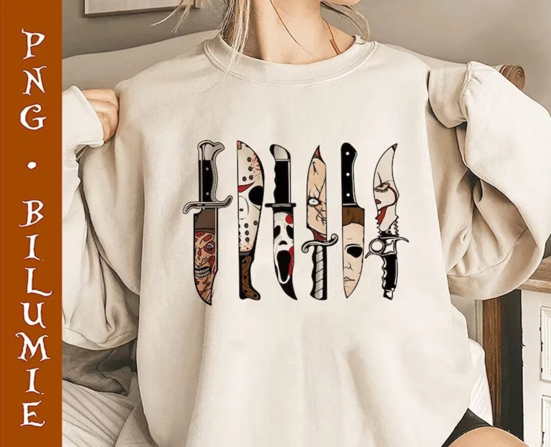 Halloween Horror Knives PNG Horror Characters Png Halloween - Etsy