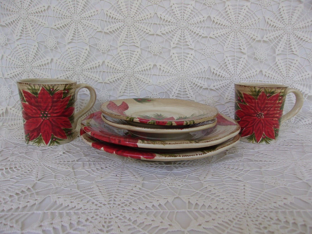 Vintage Dinnerware, Tabletops Gallery, Christmas Carol Pattern, Hand ...