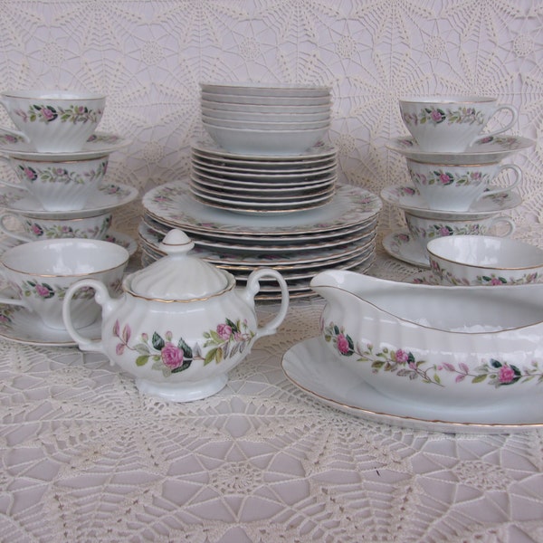 Rose Pattern China - Etsy