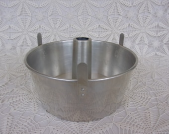 Vintage Wear-ever, Square Angel Food, Bundt Cake Pan, Tube Baking Pan ...
