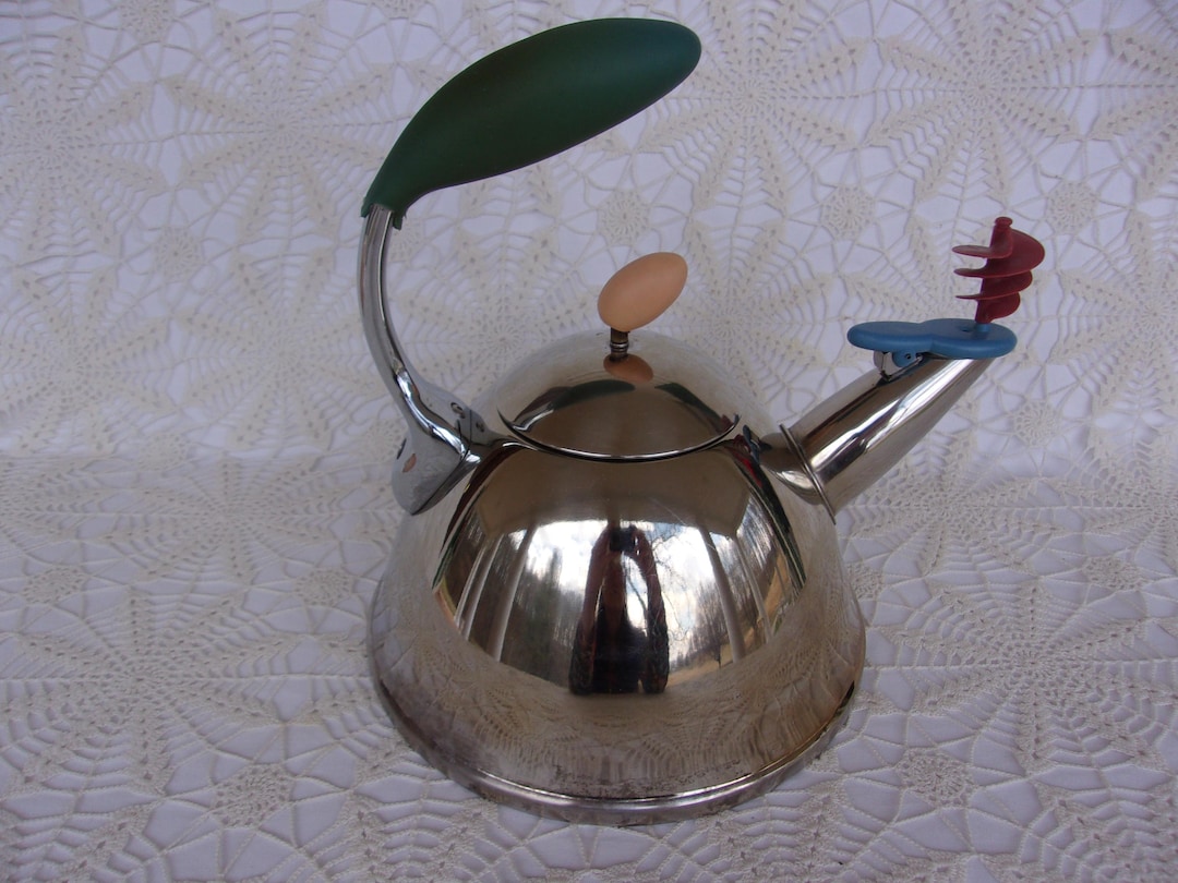 Vintage Michael Graves, Spinning Whirlybird, Whistle Spout, Tea Kettle ...
