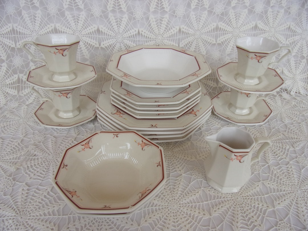 Vintage Nikko, Dinnerware Set, Made of Stoneware, Ivory Classic ...