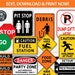Construction Party Signs - Construction Birthday Party - Construction ...