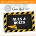 Construction Place Cards, Printable Construction Tent Cards ...