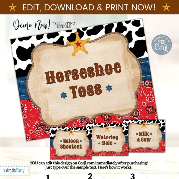 Western Theme Party - Etsy