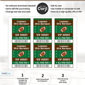 Football VIP Badges - Football VIP Passes - Football All Access Pass ...