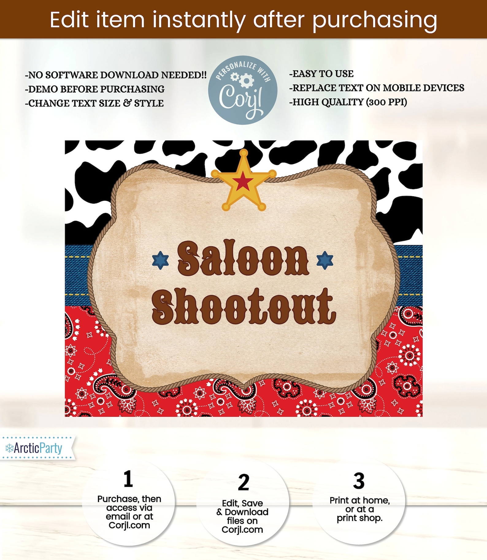 Western Party Signs Western Sign Country Western Party - Etsy