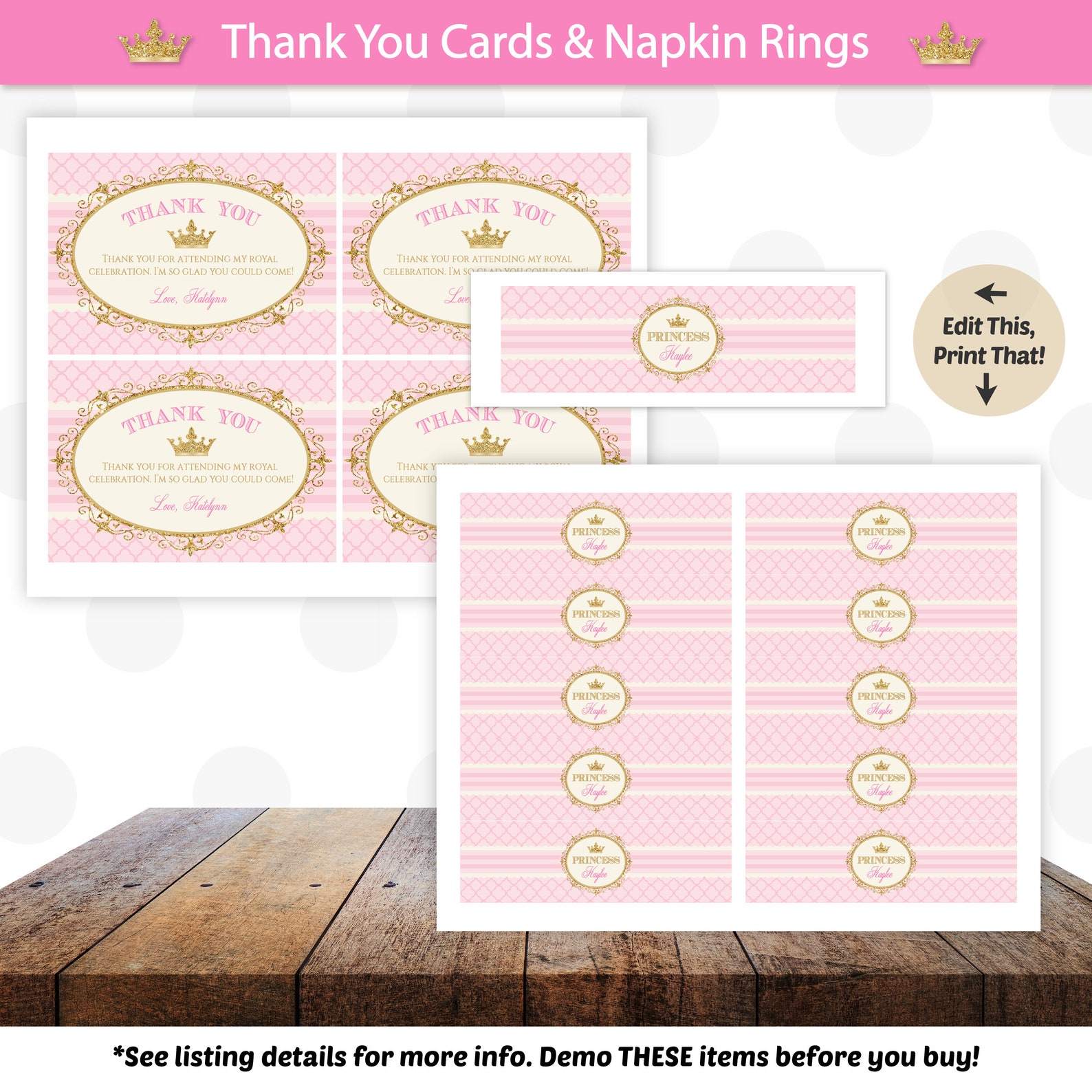 Princess Invitations Princess Party Princess Labels - Etsy
