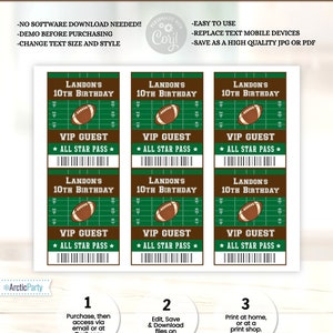 Football VIP Badges Football VIP Passes Football All Access Pass ...