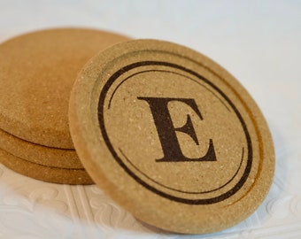 Cork Coasters (laser Engraved W/ Your Logo) Set of 140 - Etsy