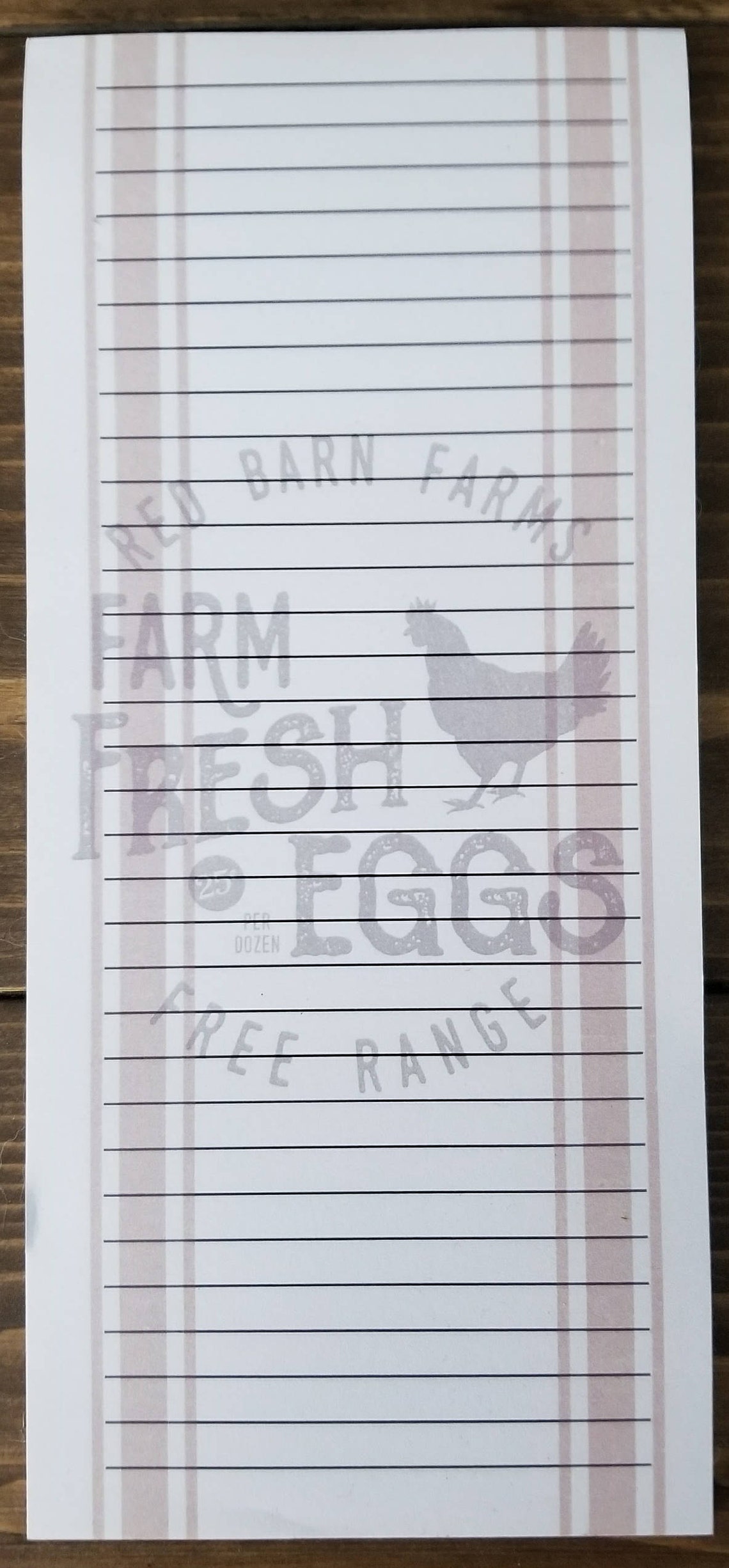 Farm Fresh Eggs Magnetic Notepad. Grocery to Do List. Farmhouse Style ...