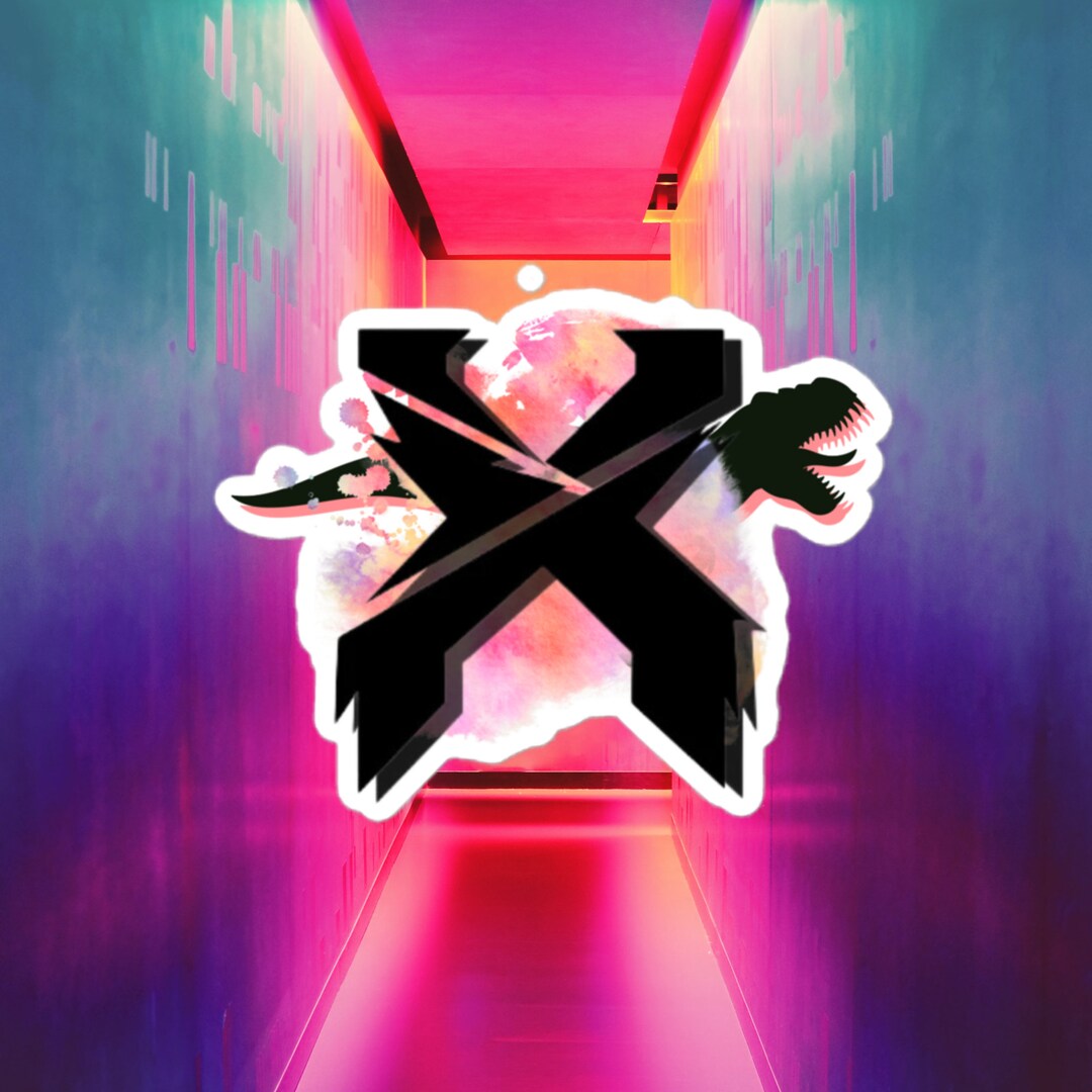 Excision T-rex Watercolor EDM Bass Canyon Dubstep Sticker - Etsy