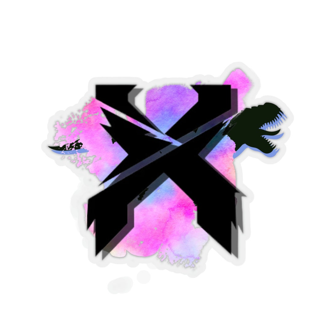 Excision T-rex EDM Logo Transparent Sticker PINK - Etsy