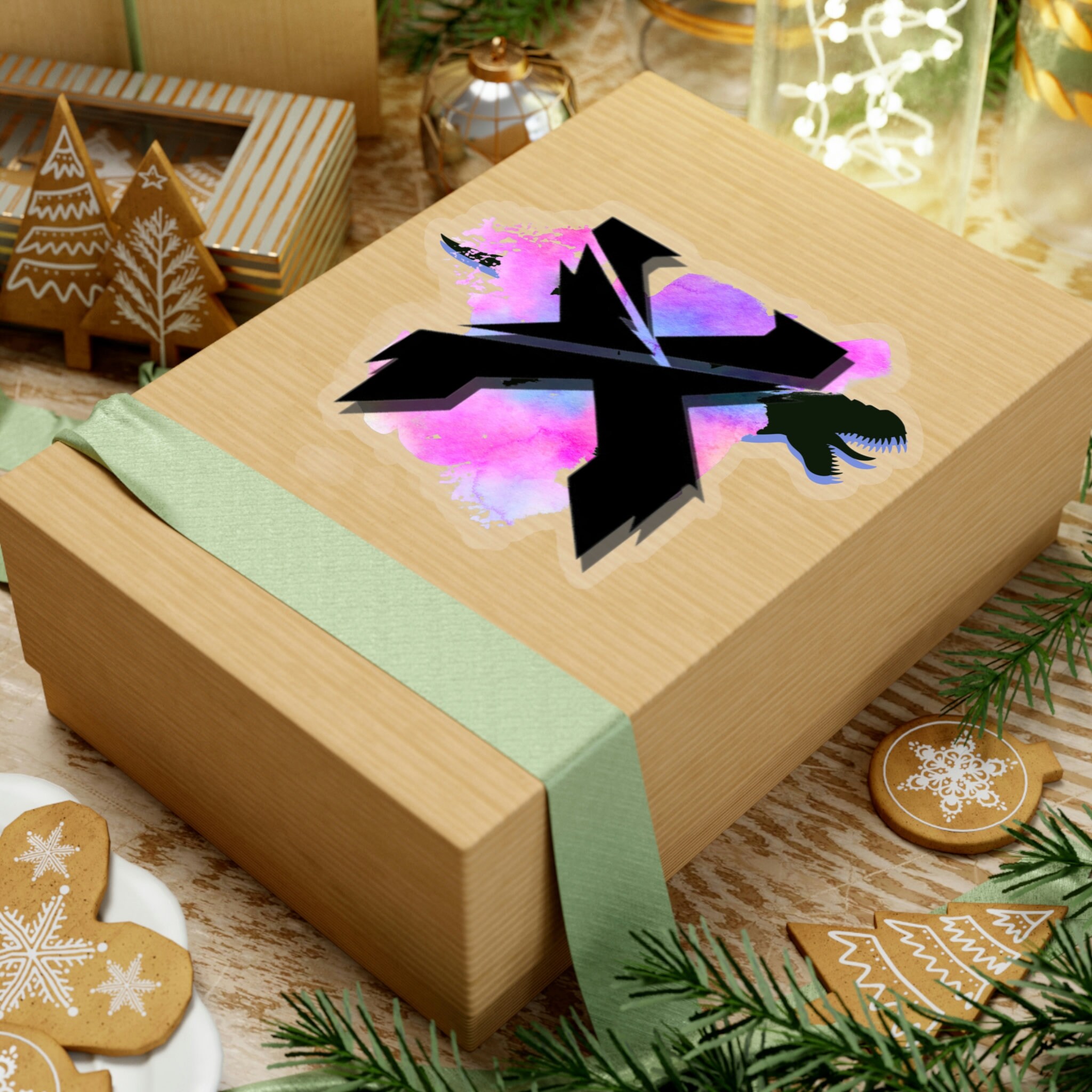 Excision T-rex EDM Logo Transparent Sticker PINK - Etsy