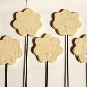 Ceramic Flowers Plant Markers, Planter Decor, Garden Decor, Spring ...