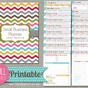Small Business Planner {printable} Set - Sized Small 5.5" X 8.5" PDF - Etsy