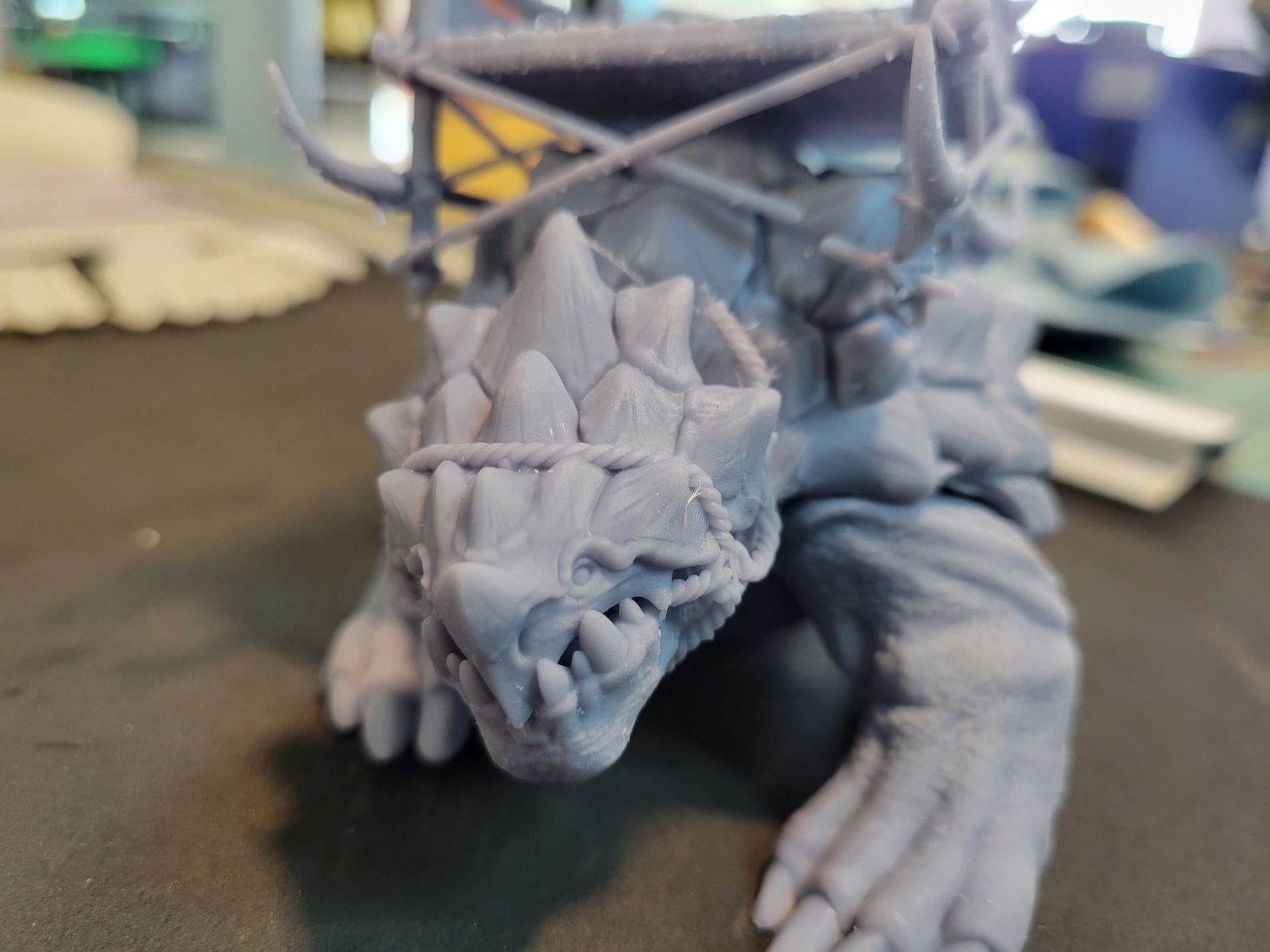 Dark Sun : Miniatures Mekillot and Tower or Just Mekillot - Etsy