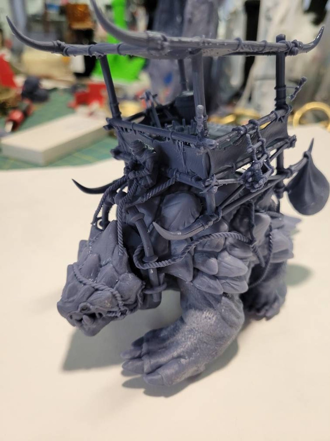 Dark Sun : Miniatures Mekillot and Tower or Just Mekillot - Etsy