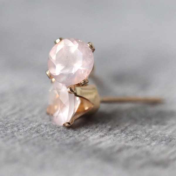 Rose Pink Earrings - Etsy