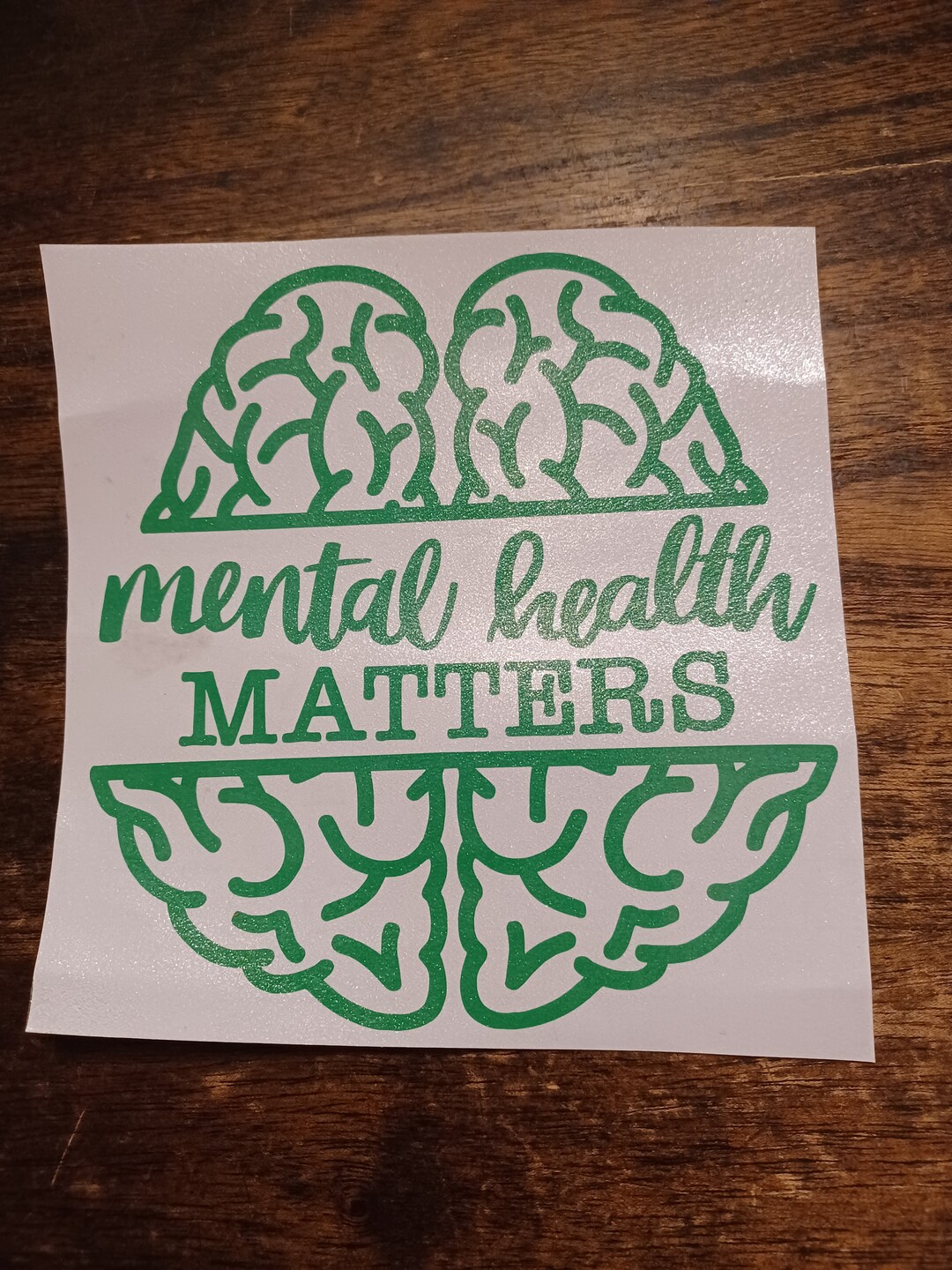 Mental Health Matters Car Decals. Take Care of Your Brain Car Decals ...