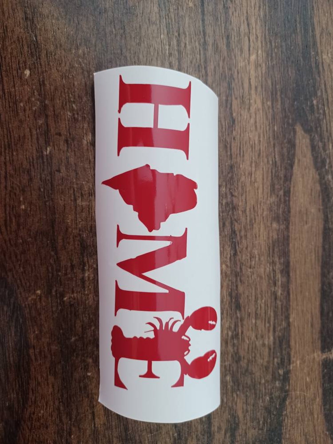Home. Maine. Lobster. Lobsterman Car Decal - Etsy