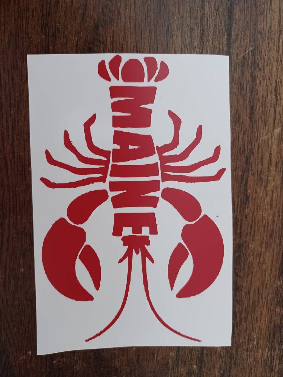 Maine. Lobster. for the Love of Maine Lobster. Car Decal - Etsy