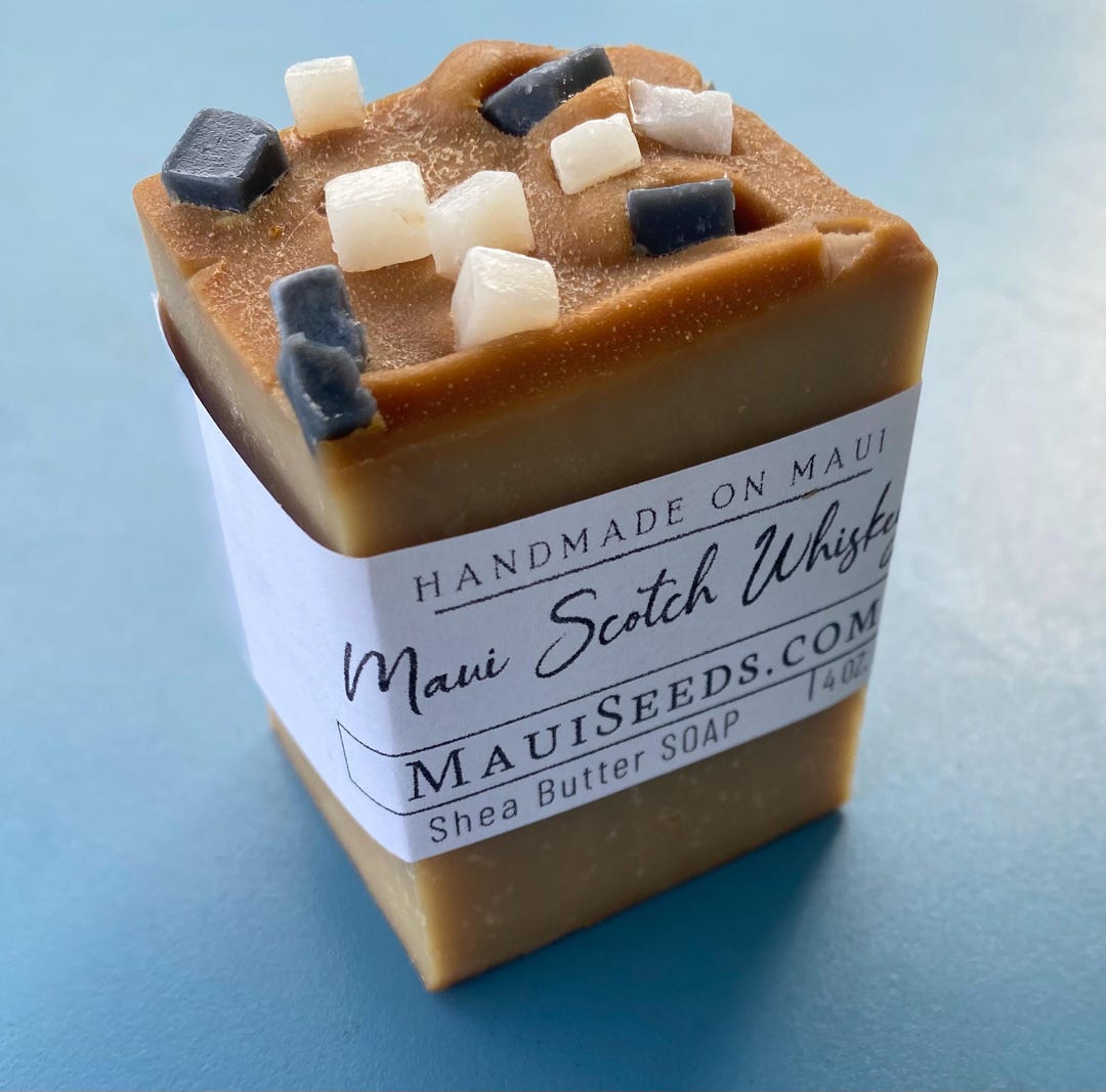 Maui Scotch Whiskey Soap/scotch Whiskey Fragrance/'chunky' Cut/shea ...
