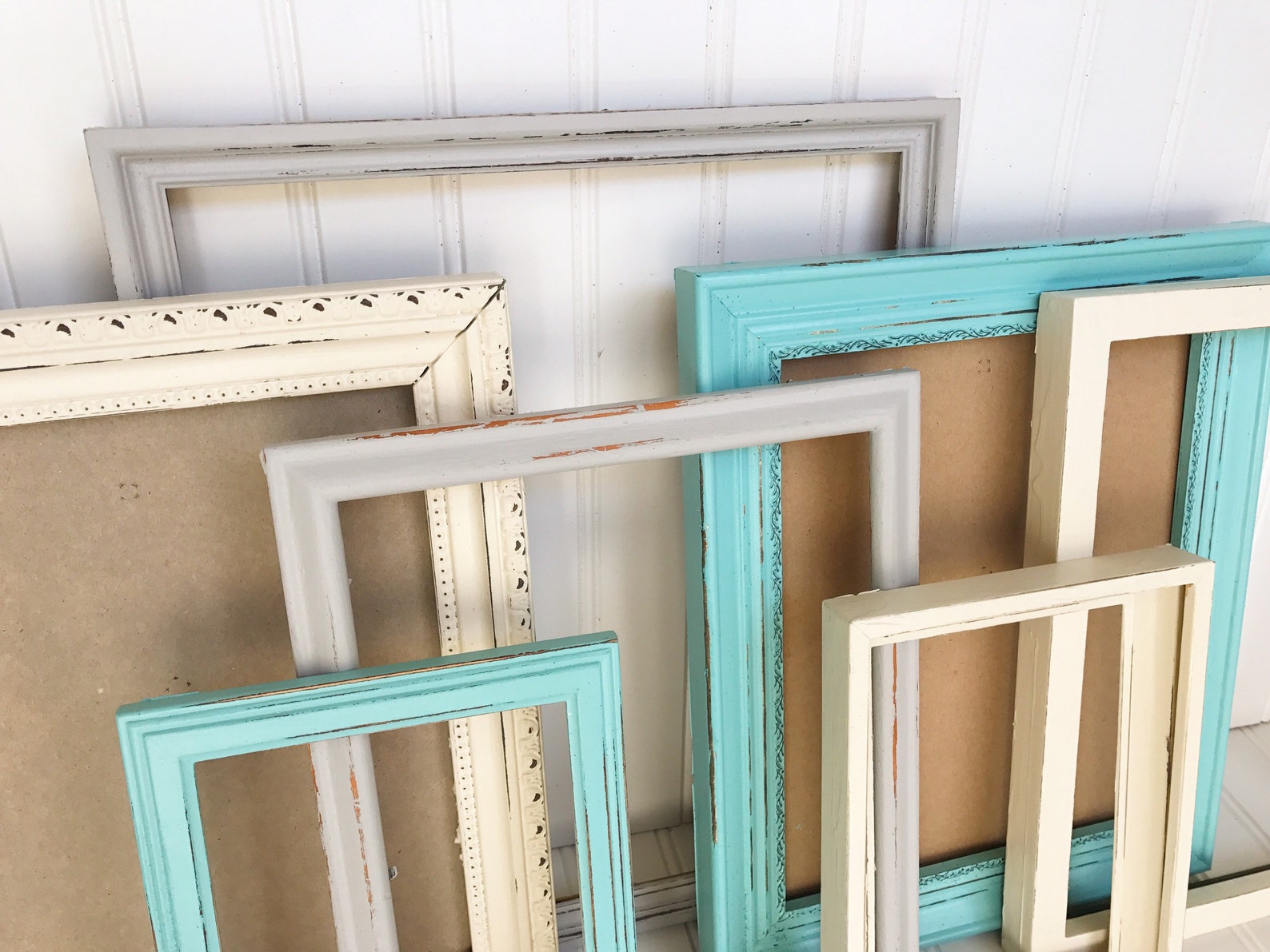 10 Frame Set WITH Glass N Backs You Choose SIZE and COLOR | Etsy