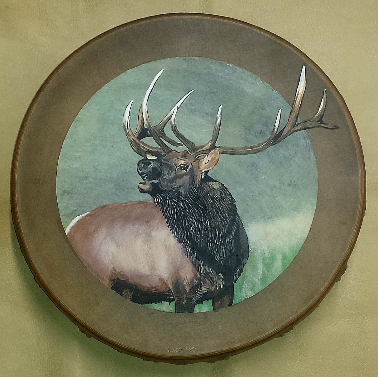 Bull Elk: Handcrafted and Painted Native American Indian - Etsy