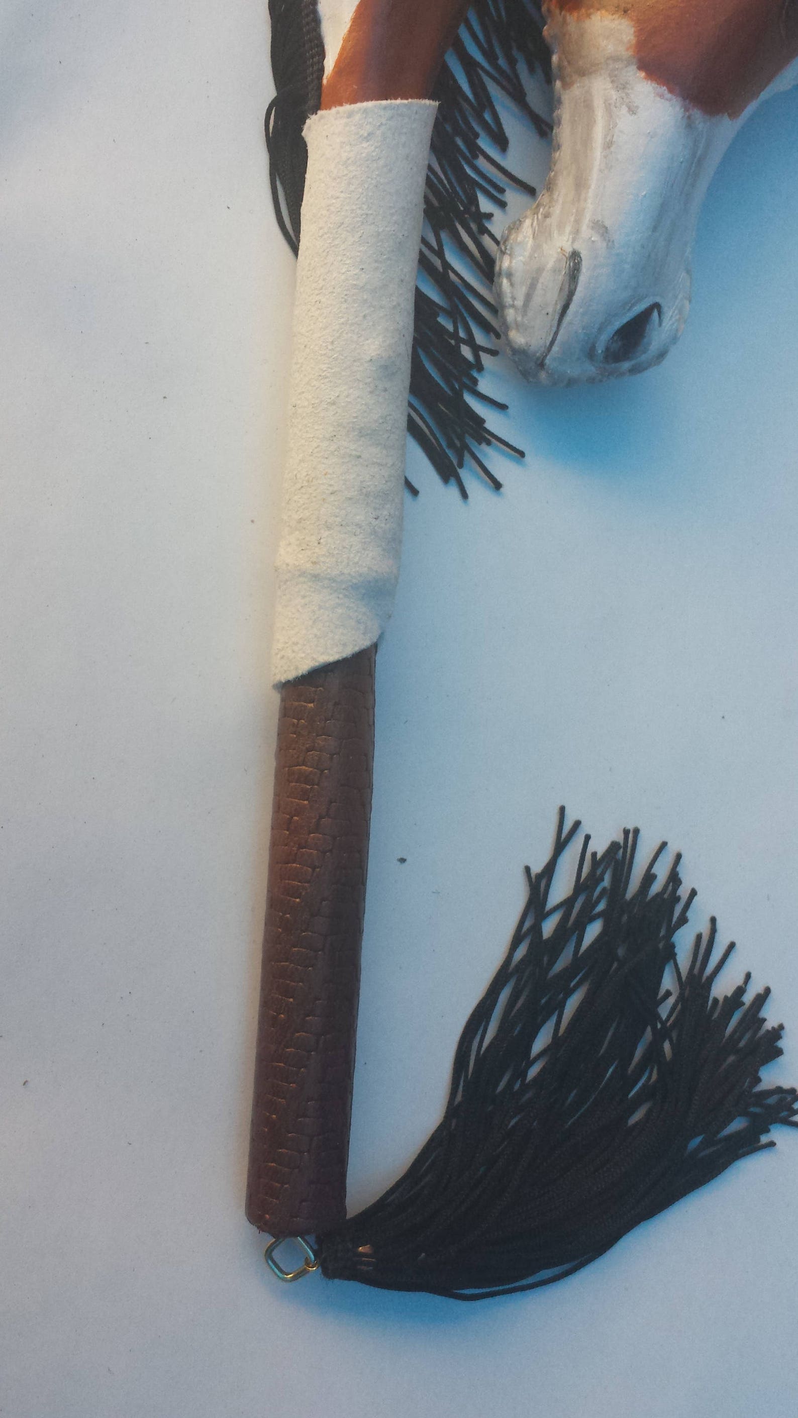 RAWHIDE RATTLE Hand-crafted and Painted Two-sided Pinto - Etsy