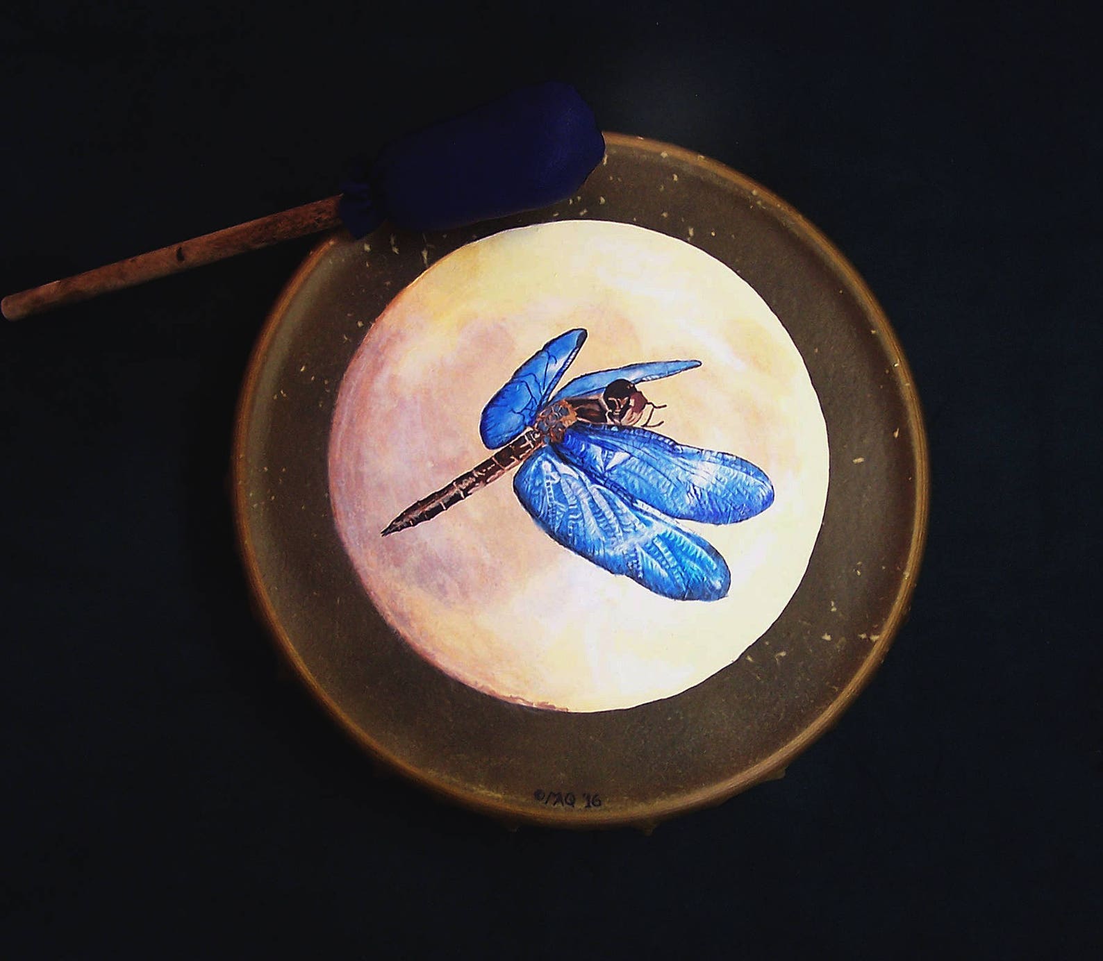 THE MAGIC DRAGONFLY. Gorgeous Native American Style 13 X - Etsy