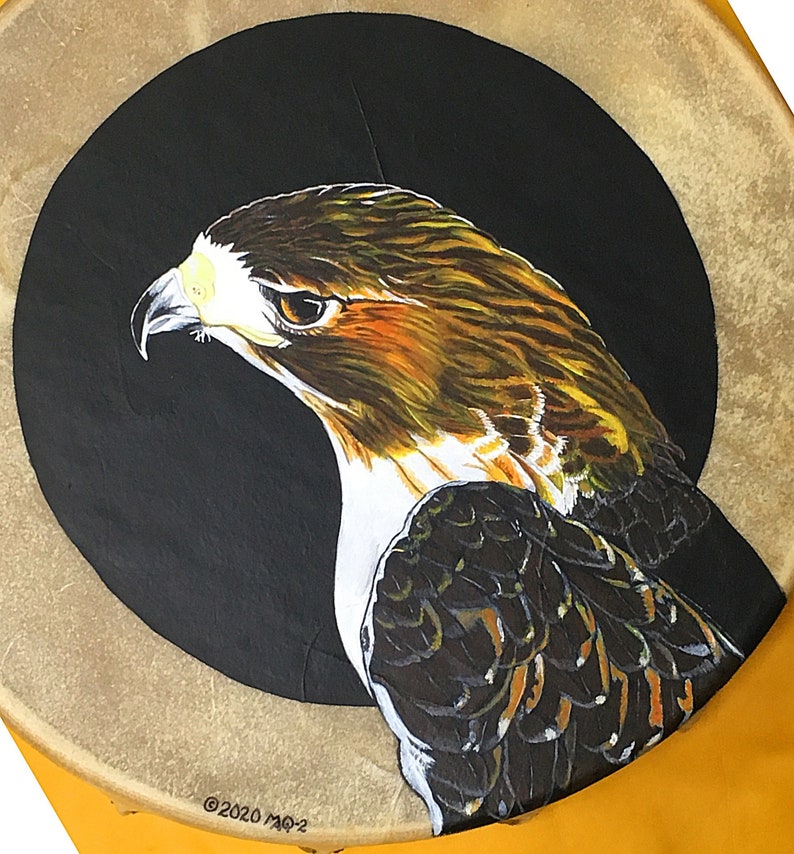 REDTAILED HAWK: Hand Painted Well-made Native American Indian - Etsy