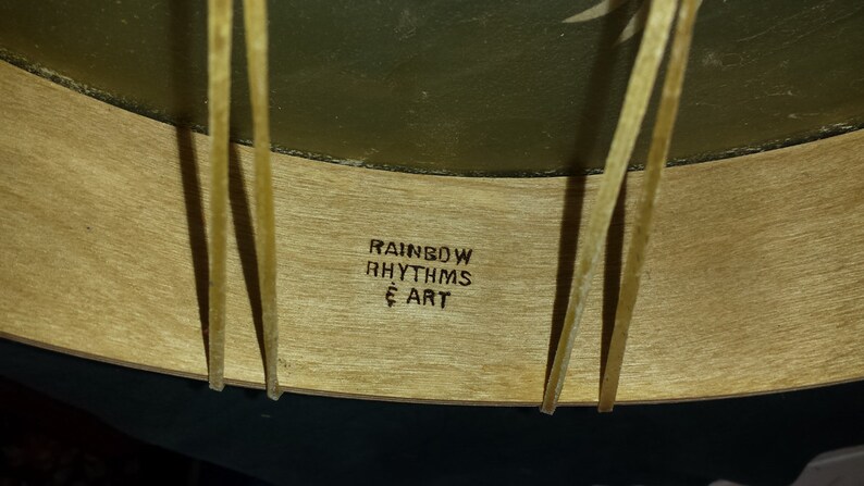 TRIPLE RAVEN SPIRAL. Deep Toned Hoop Drum Native - Etsy