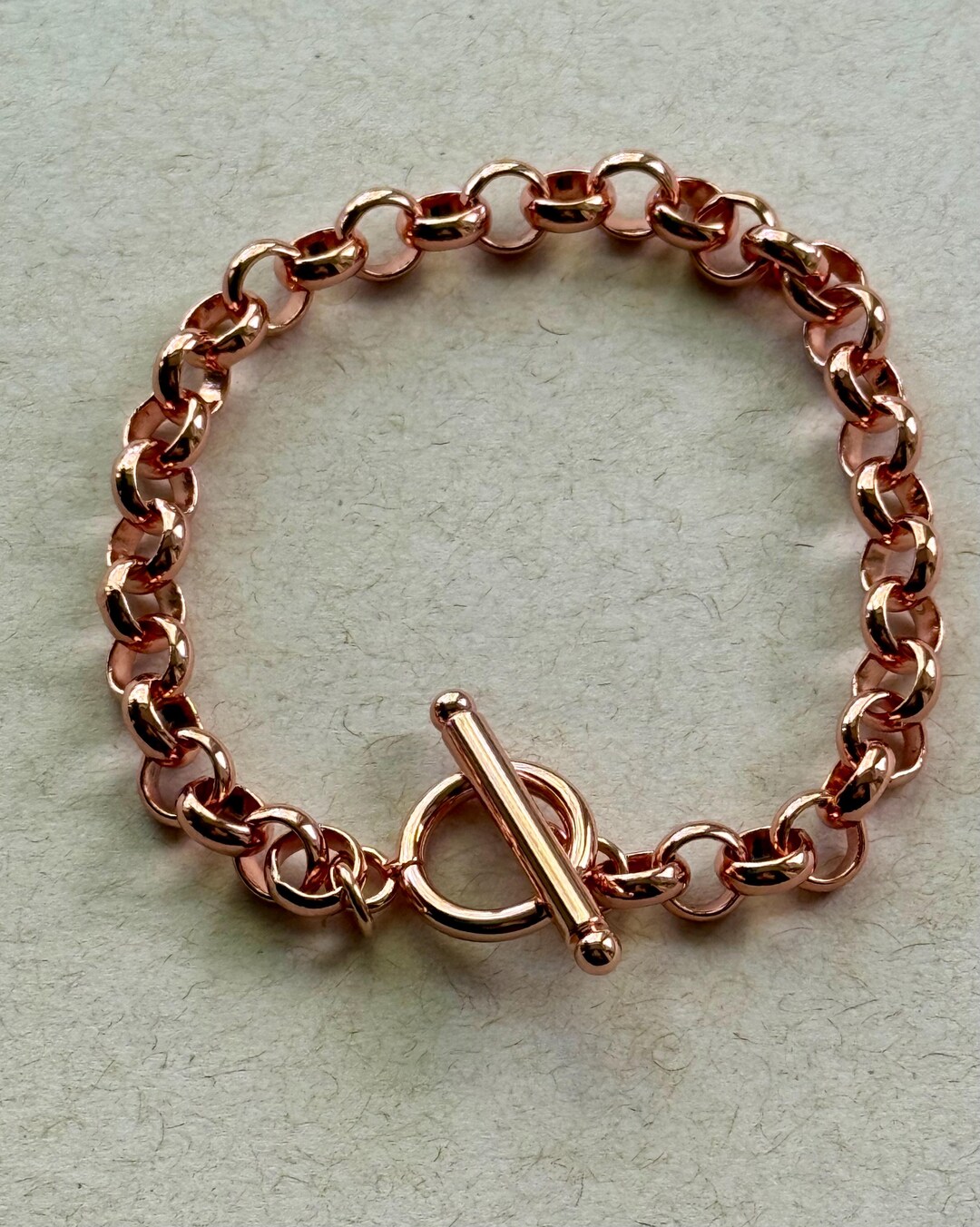 ROSE GOLD BRACELET, Rolo Chain Bracelet, Rose Gold Jewelry - Etsy