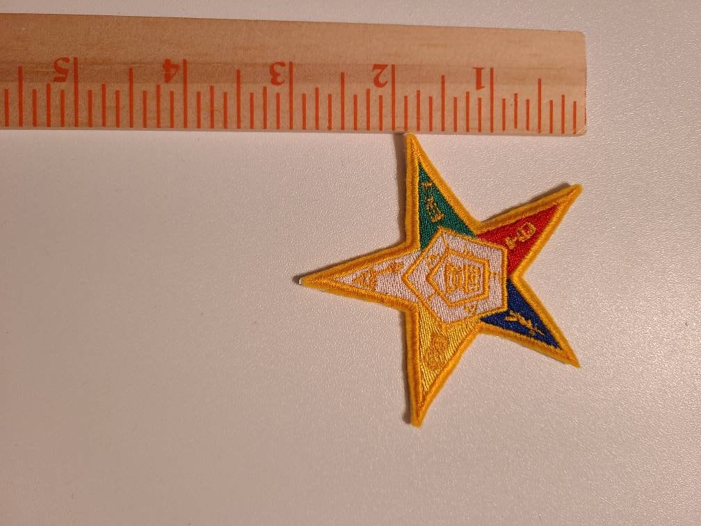 Embroidered Eastern Star Patches 3 Sizes - Etsy