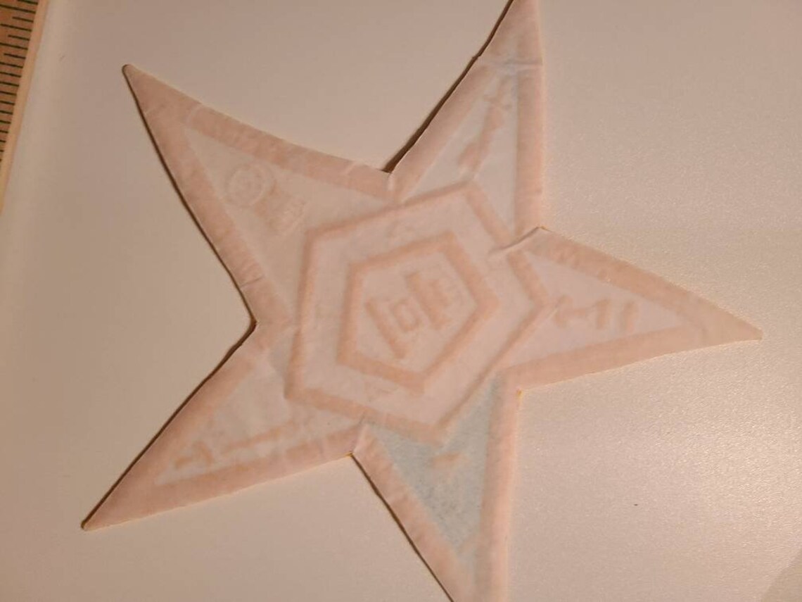 Embroidered Eastern Star Patches 3 Sizes - Etsy