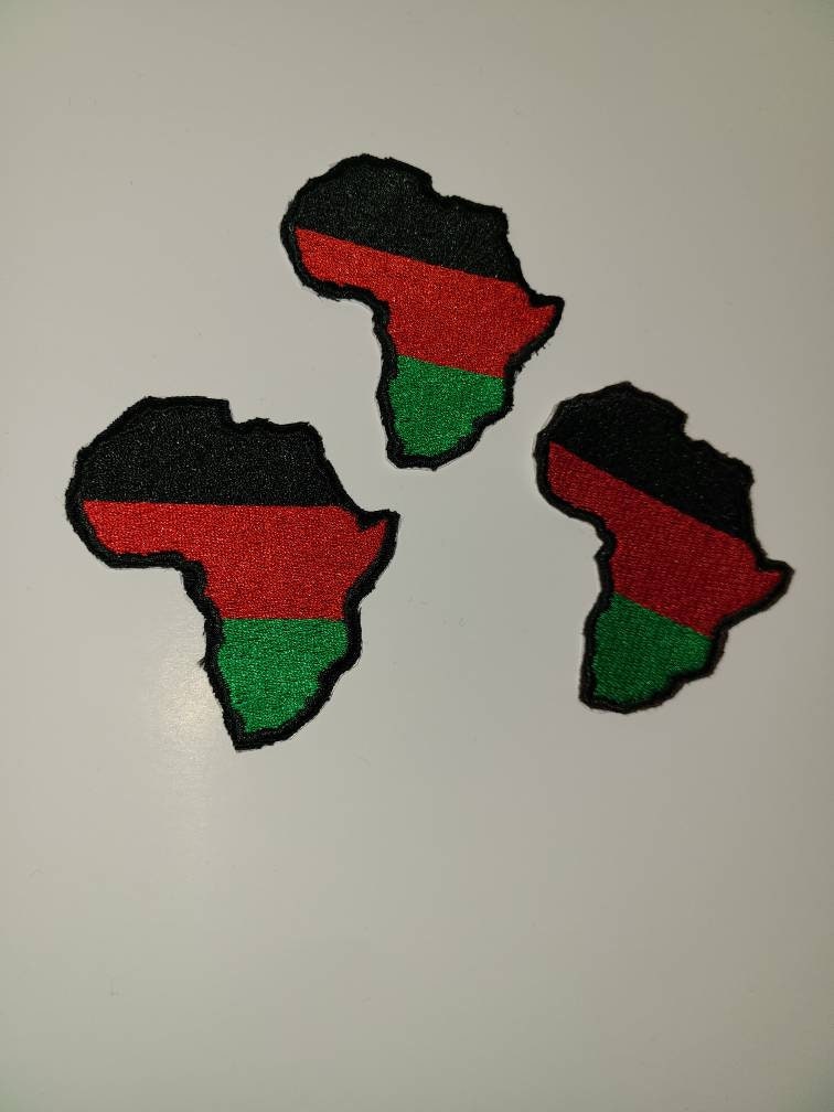 Embroidered Africa Patch 3x3 inches - Etsy Italia