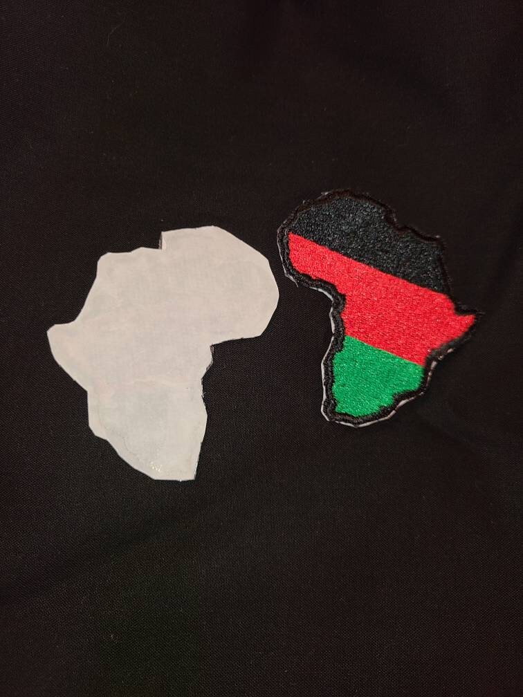 Embroidered Africa Patch 3x3 inches - Etsy Italia