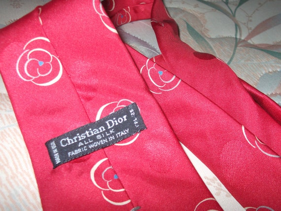 Christian Dior Silk Retro look Necktie - Gem